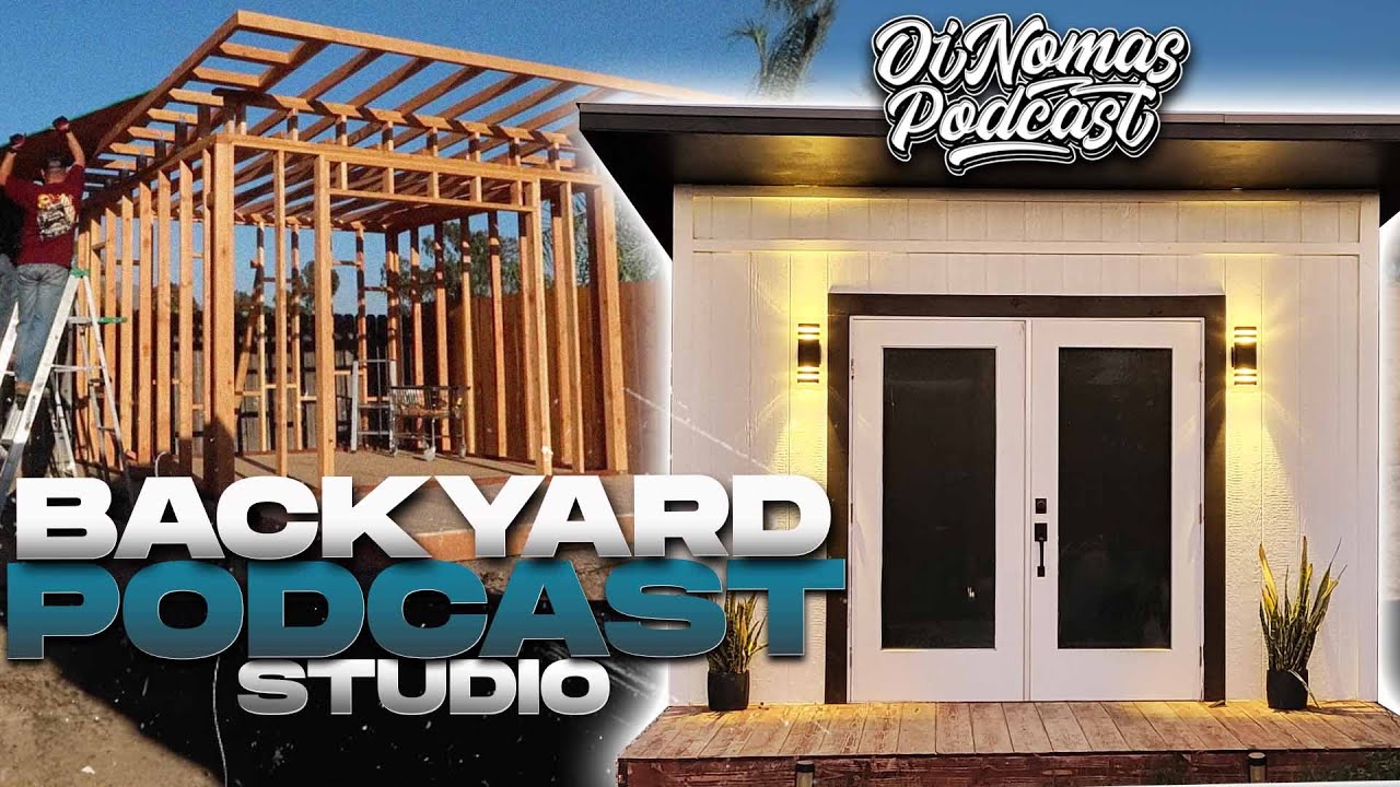 Inside a DIY Backyard Podcast Studio | *** How Much Everything Cost***