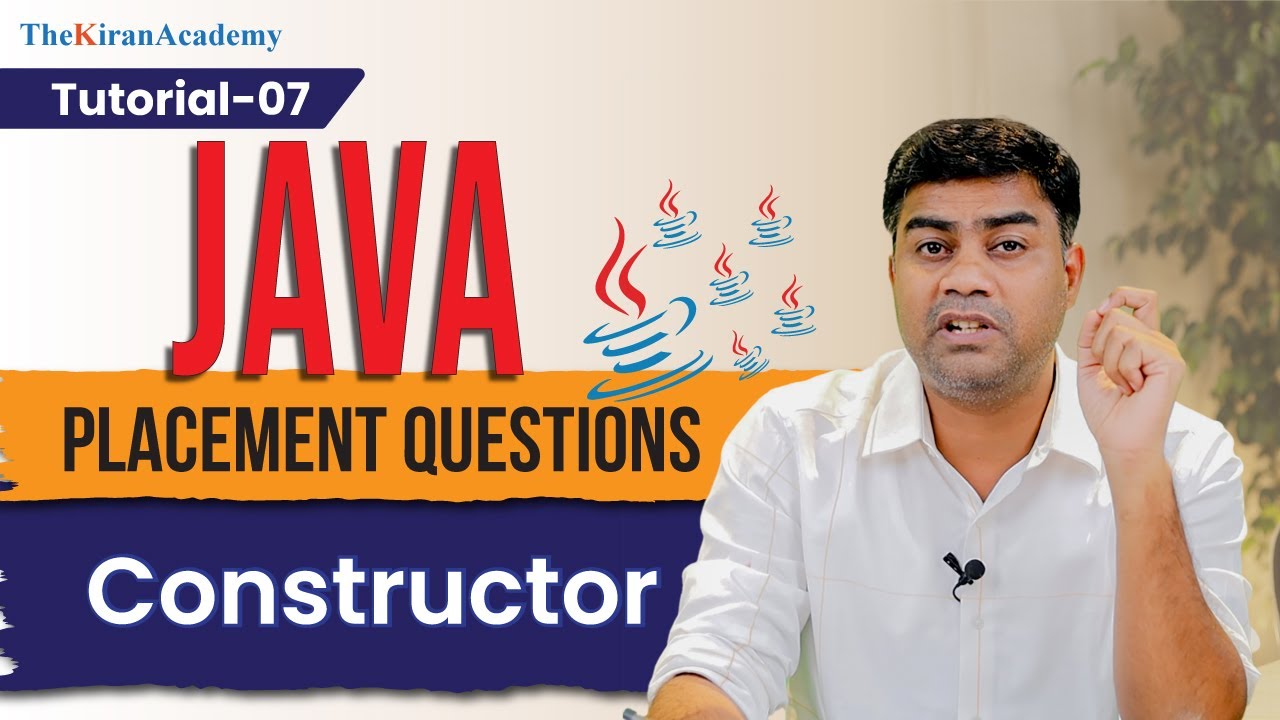 Java Interview Questions | Constructor : For Developers of All Levels | Tutorial #7