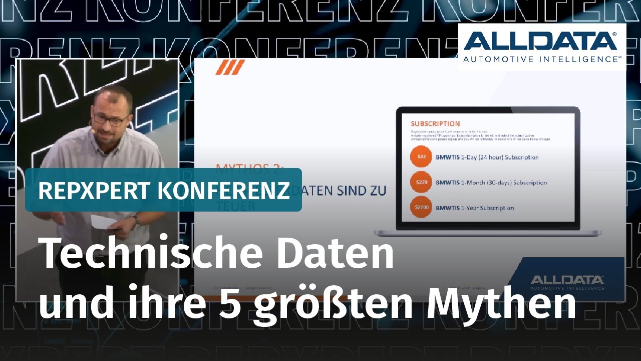 Technical data and its 5 biggest myths - ALLDATA / Schaeffler REPXPERT Conference