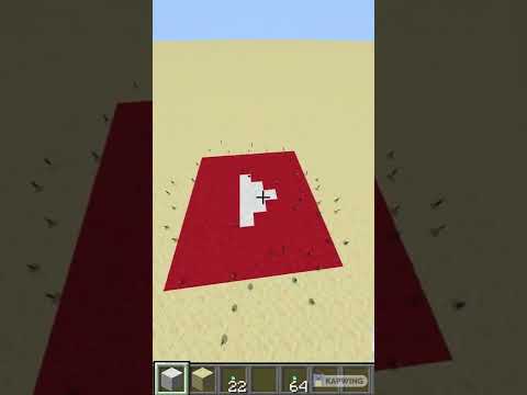 Satisfying Youtube logo (Minecraft) #shorts #minecraft