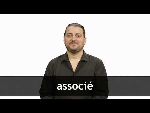 English Translation of “ASSOCIÉ” | Collins French-English Dictionary