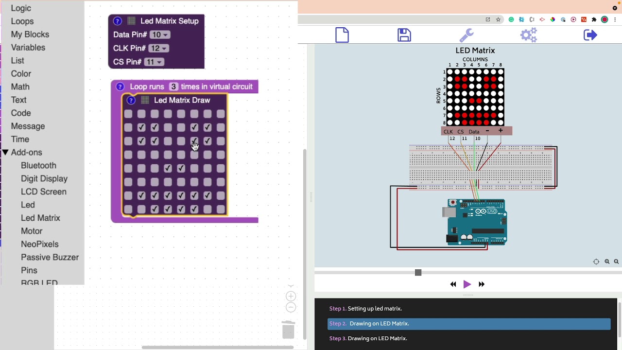 ElectroBlocks Intro - A drag & drop coding environment for the Arduino with a simulator