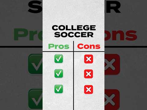 Part 1: The Pros of College Soccer...