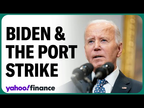 What steps could Biden take to end the port strike