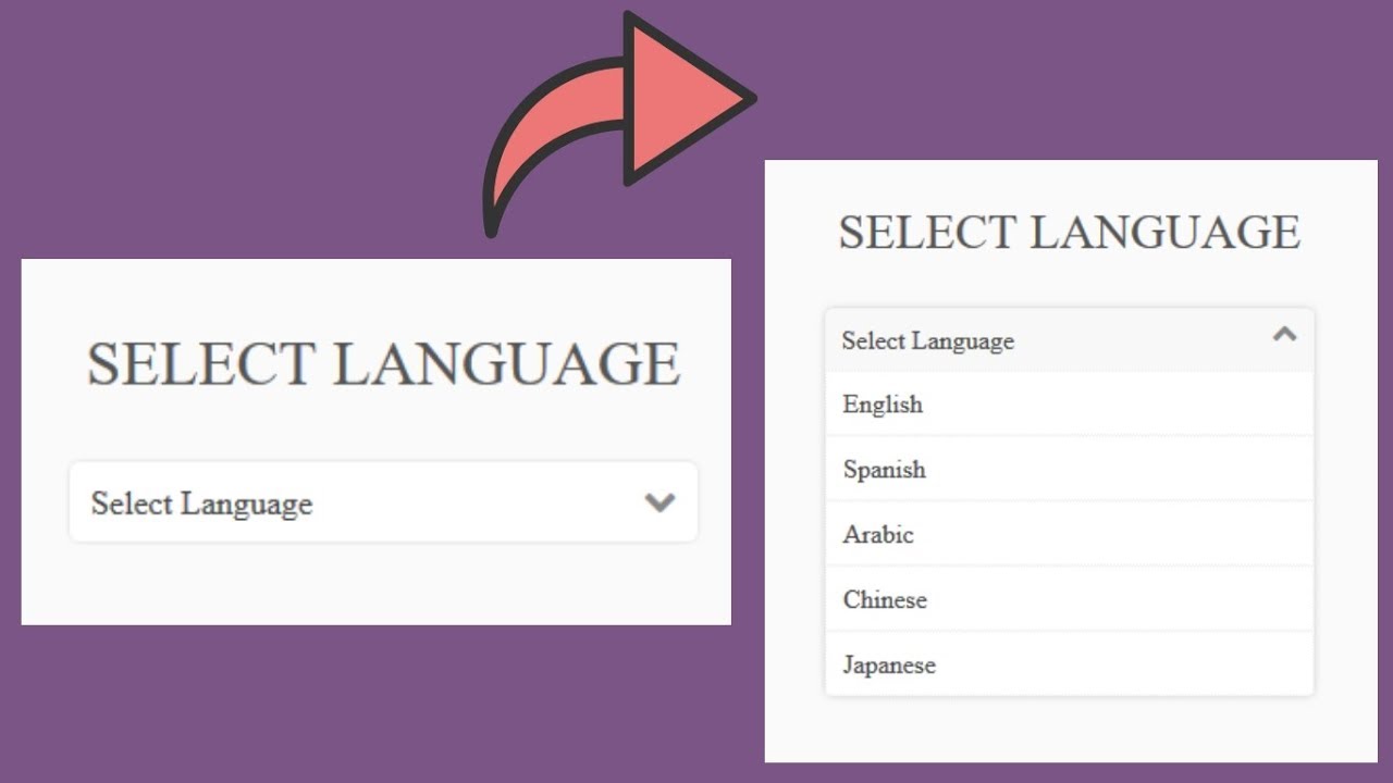 How to style drop-down