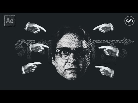 GANASHATRU 1990 | Satyajit Ray Movies | Modern Title Intro | After Effects Motion Graphics | MMRM03