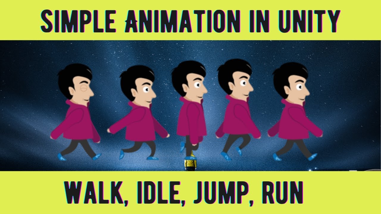 Create Simple Animation in Unity || Basic Animation Idle, Run, Jump in Unity || prof Nisha Yadav