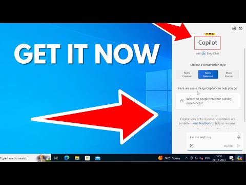 How to Get Windows Copilot in Windows 10 (Right now)