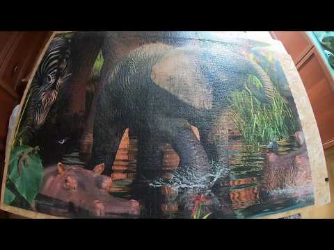 Time Lapse Puzzle Ravensburger At The Waterhole Part C of 18 000