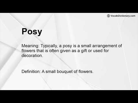 Posy Meaning