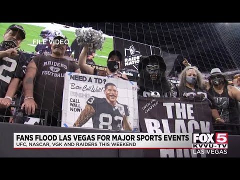 International fans flock to Las Vegas for sporting events this weekend