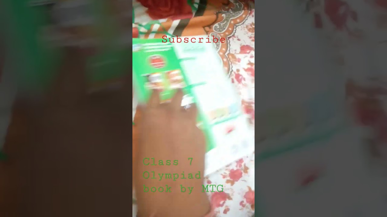 Class 7 Olympiad book by MTG Publication #Olympiad #mtg #mtgolympiad #class7olympiad #shorts #mtgbok