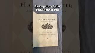 Ranking Harry Potter books worst to best. #harrypotter #halfbloodprince #ranking