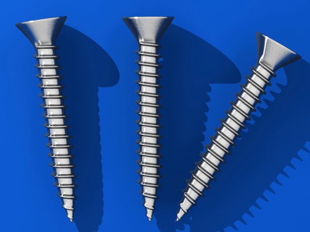 Screws 3D v 3D Model - FlatPyramid