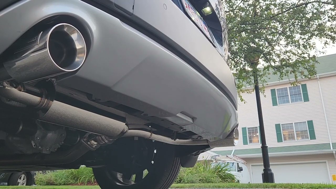 CX-50 CorkSport axle back exhaust cold start.