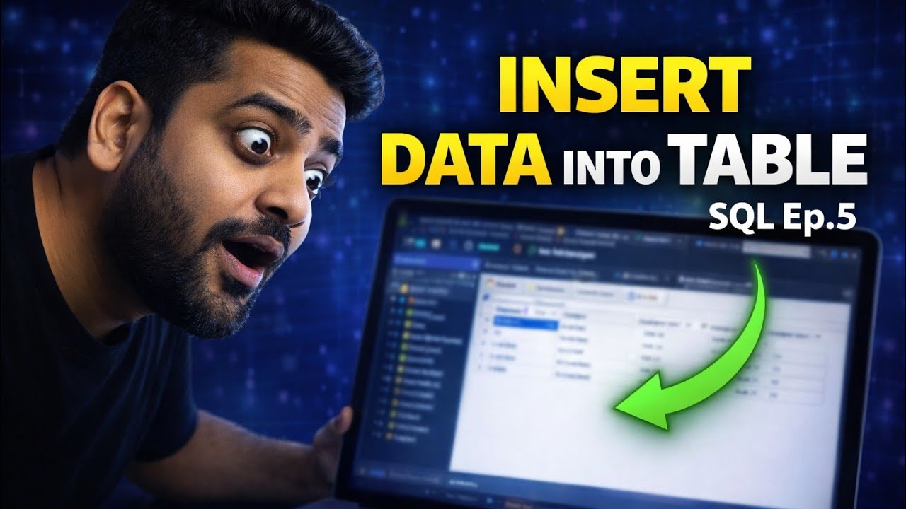 Insert Data into Table in SQL Server (SSMS) — INSERT INTO Explained | SQL Ep.5