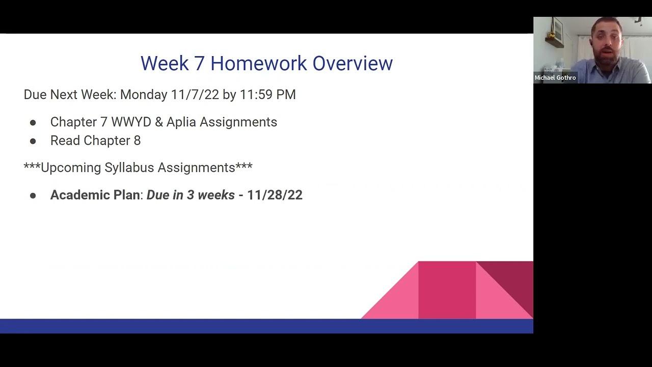 COLL 101 - VR01 Week 7 Assignment Overview
