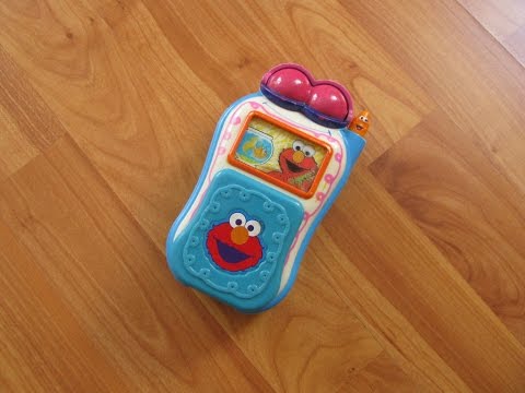 Sesame Street Elmo's World Talking Flip Cell Phone Great Activity Toy