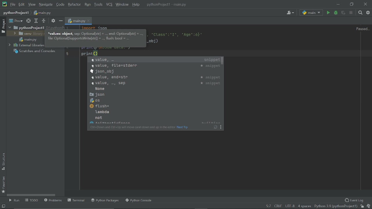 WRITE A PYTHON PROGRAM TO CONVERT JSON DATA TO PYTHON OBJECT | WORLDWIDE PROGRAMMER