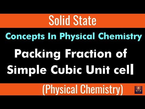 Packing Fraction in Simple Cubic Unit Cell - The Solid State Video ...
