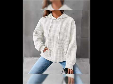 Women's hooded sweatshirt for spring or fall