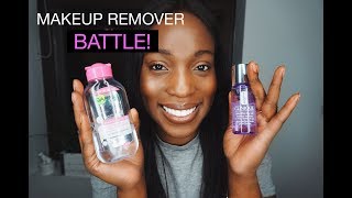 THE BEST MAKEUP REMOVER | GARNIER MICELLAR WATER VS CLINIQUE "Take The Day Off"