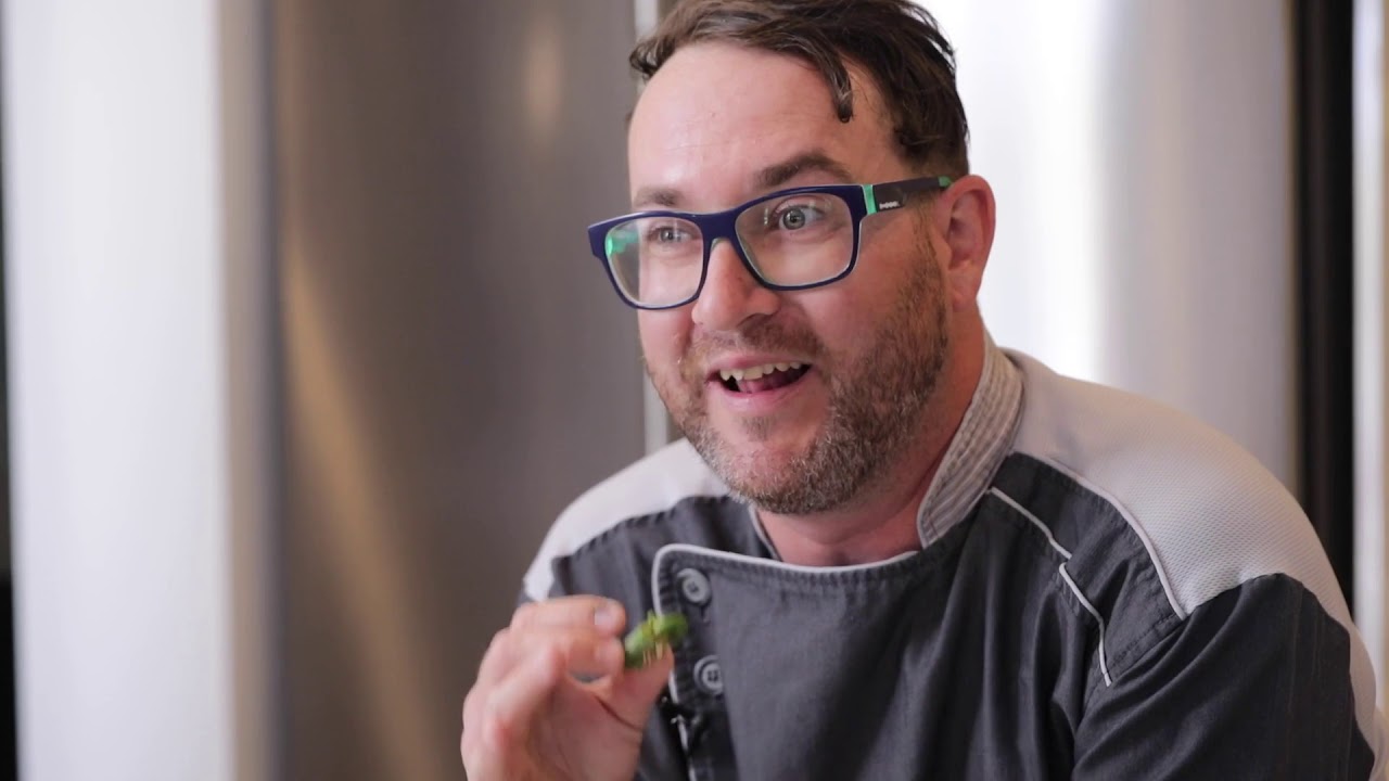 Le chef cuisine : les têtes de violon !