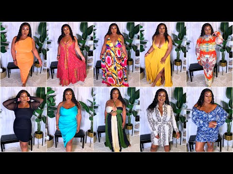 10 Fashion Nova Curve Dresses | Summer Time Fine | Plus Size + Curve