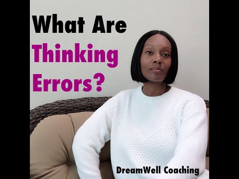 What Are Thinking Errors?