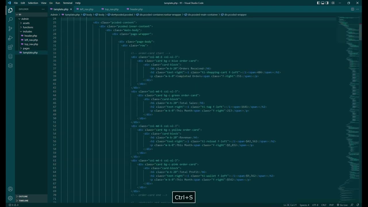 POS(Point of Sale) Simple Project Using PHP and MySQL Database Part-1[Tamplating]