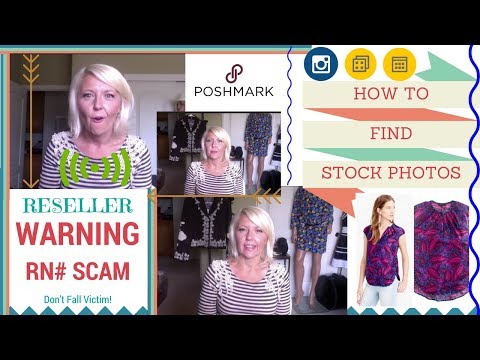 How To Find STOCK PHOTOS for Reselling on Poshmark & !! WARNING RN SCAM !!
