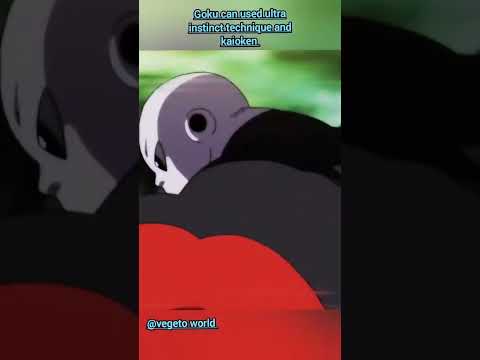 goku can used ultra instinct technique and kaioken: both are same time #shorts #dbz #dbs #muigoku