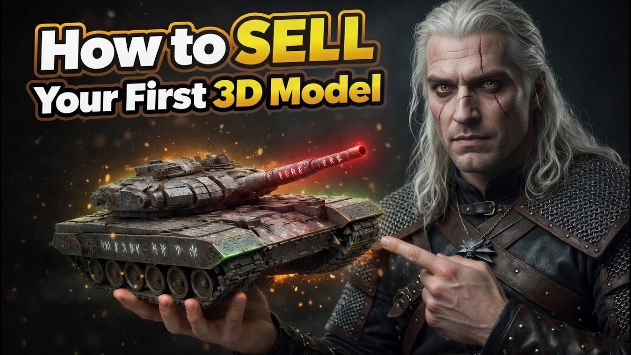 How to Sell Your First 3D Model (Beginner’s Guide)