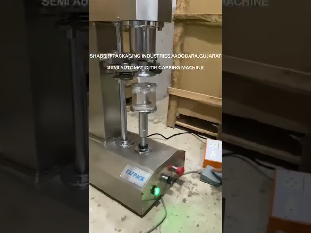 Capping Machine - Tin Capping Machine Manufacturer from Vadodara
