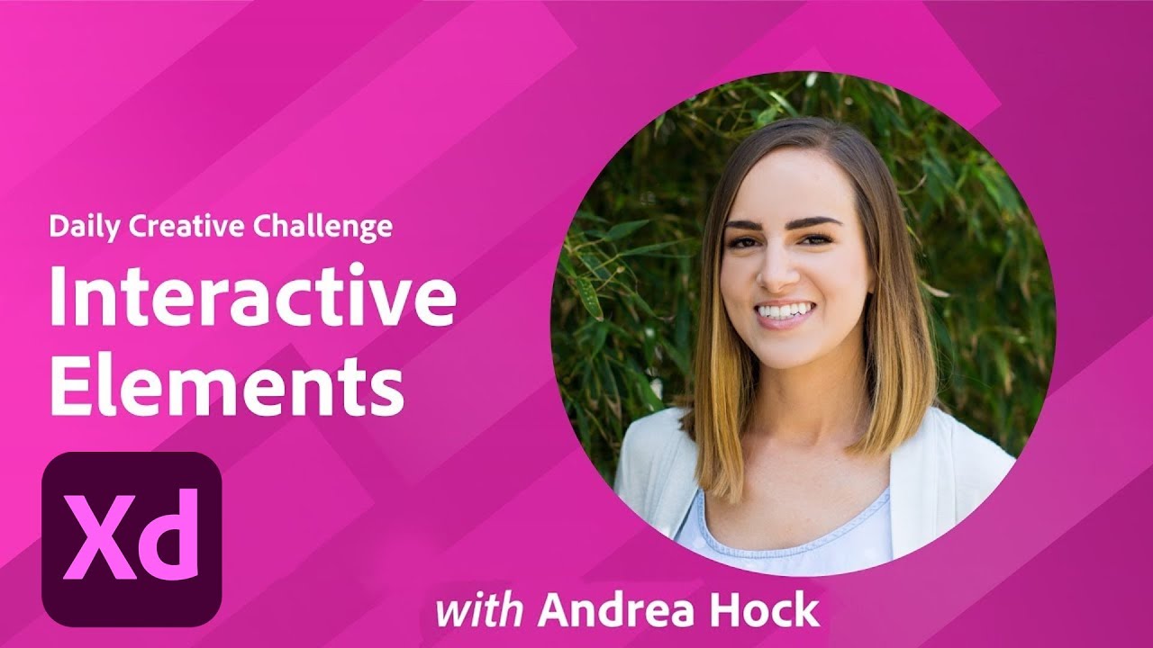 Adobe XD Daily Creative Challenge - Interactive Elements | Adobe Creative Cloud