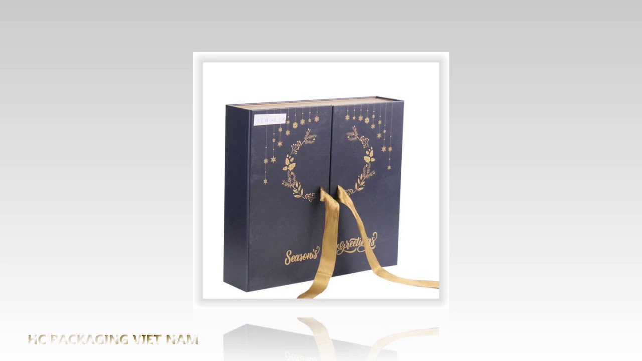 Factory wholesale luxury gift box with ribbon in Vietnam