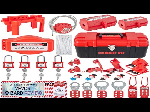 VEVOR 42 PCS Lockout Tagout Kits Electrical Safety Loto Kit Includes Padlocks Review