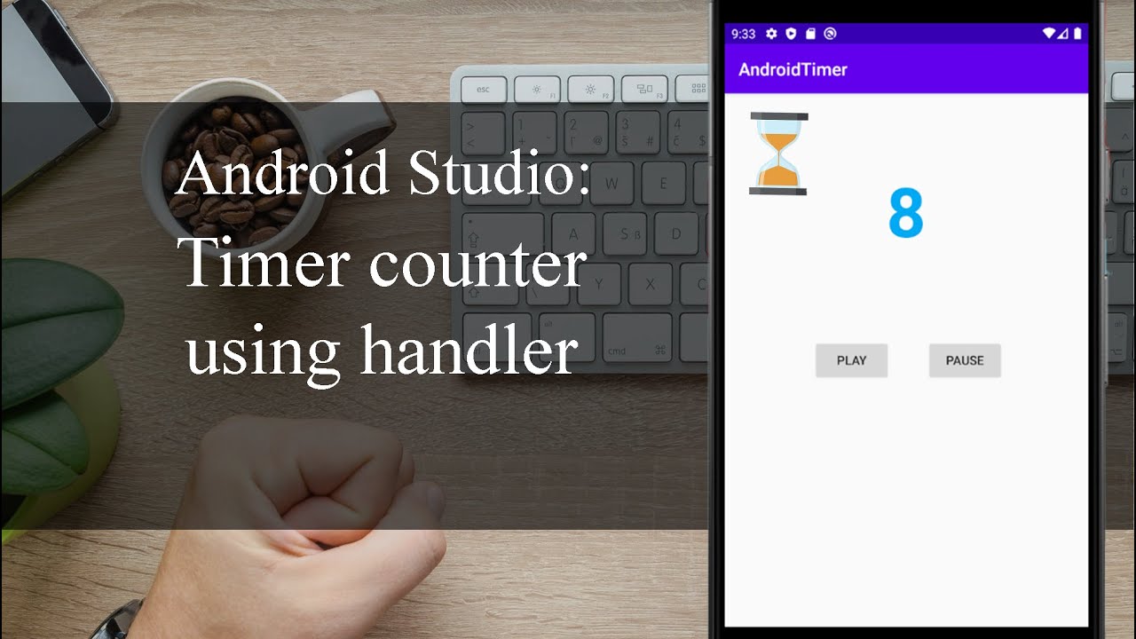 How to make timer counter using handler - android tutorial