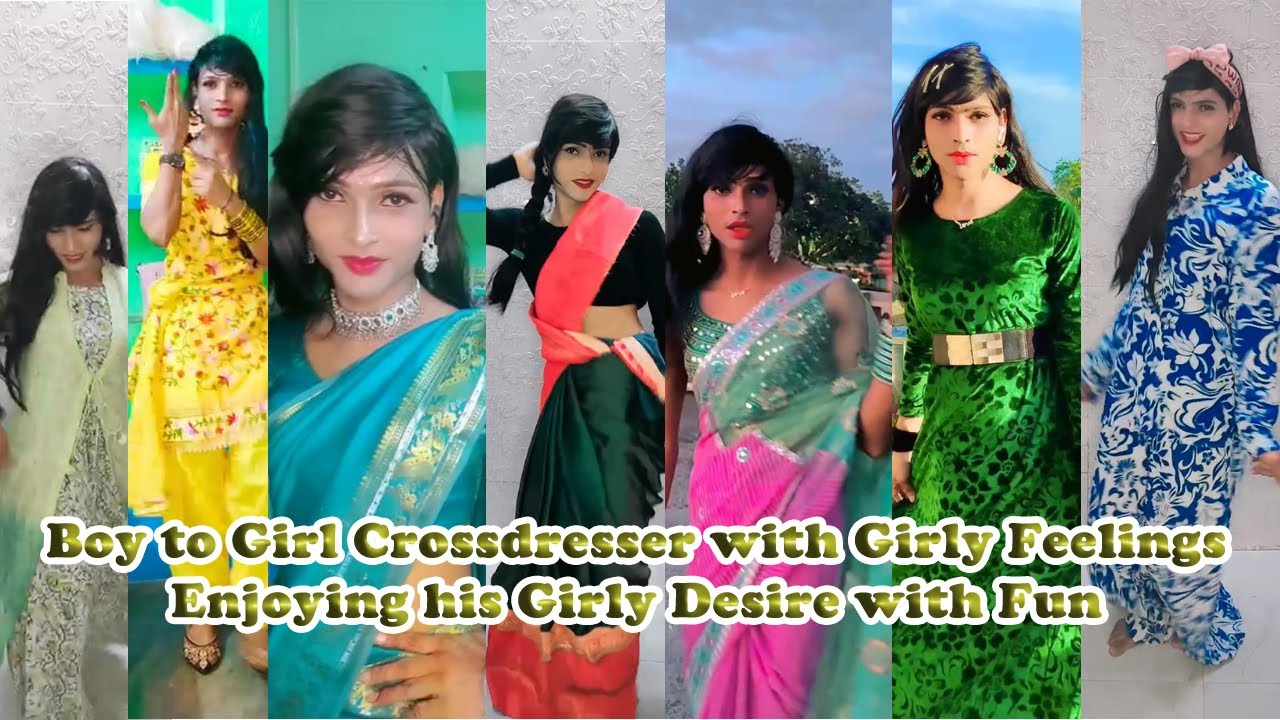 Boy to Girl Crossdresser Living his Girly Feelings Full of Fun