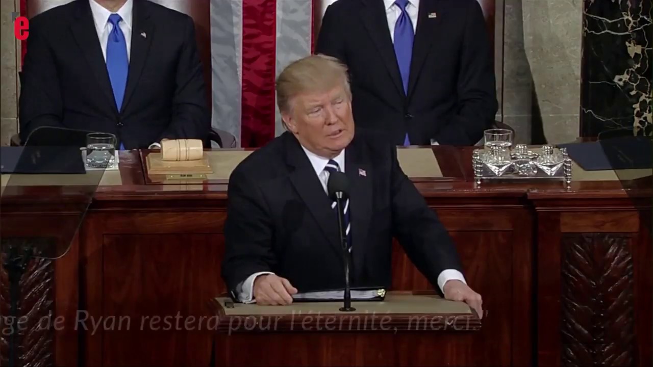 L'hommage de Trump à un soldat mort, moment fort de son discours