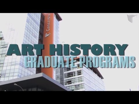 Department of Art History, Graduate programs, Concordia University