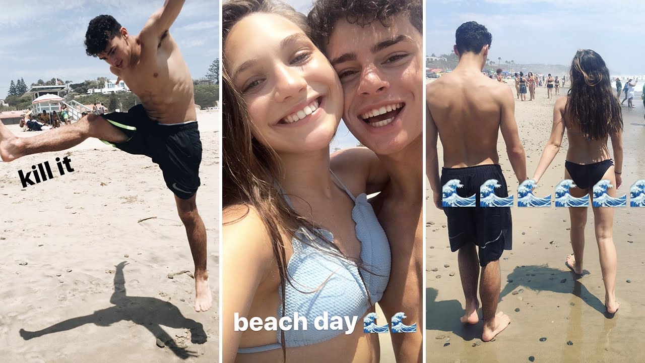 Maddie Ziegler’s Beach Date With Her Boyfriend | FULL VIDEO