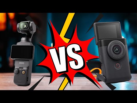 DJI OSMO POCKET 3 vs CANON POWERSHOT V10 - Which One to Choose ?