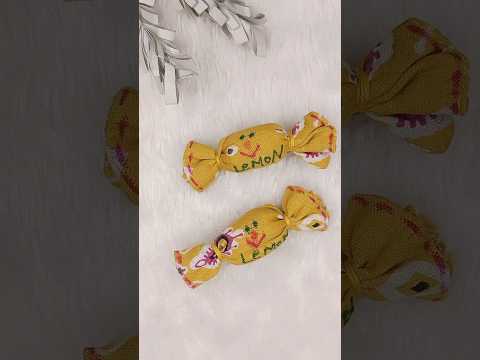 Diy🥰 Handmade😍 Beautiful 😱 Toffee🍬Candy Design👌 Clips👍#viralvideo #shorts #hairaccessories #hairclip