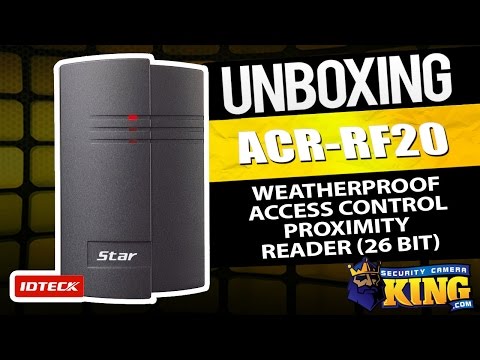 Unboxing - ACR-RF20 - IDTECK Weatherproof Access Control Proximity Reader (26 bit)