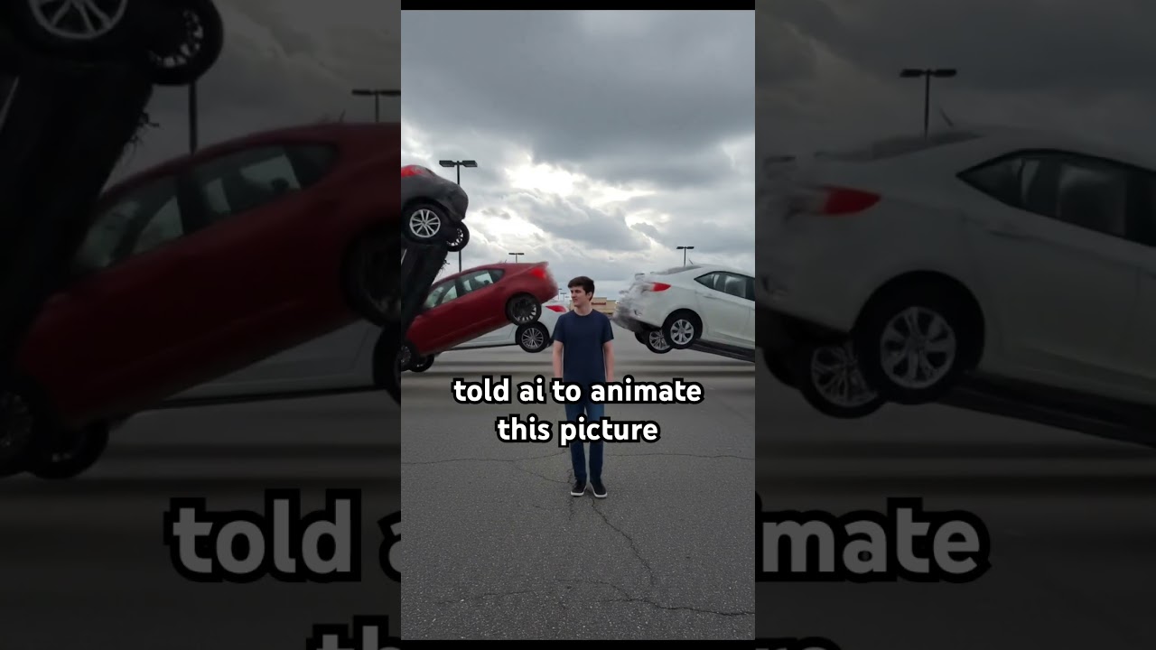 told ai to animate this picture #shorts