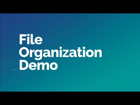 File Organization Demo