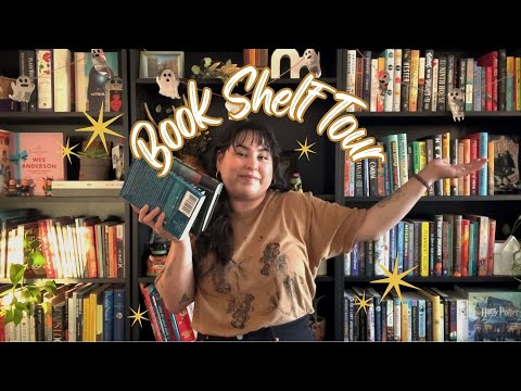 Book Shelf Tour 2023 | Cleaning, Organizing & Tour of My Books
