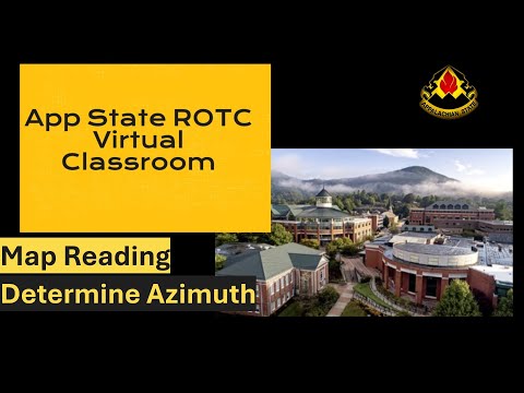 Virtual Classroom: Map Reading- Determining Azimuth