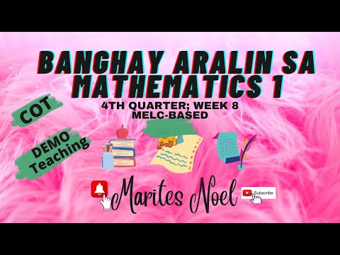 SAMPLE LESSON PLAN IN MATHEMATICS FOR GRADE 1; 4TH QUARTER/BANGHAY ARALIN FOR COT/DEMO TEACHING